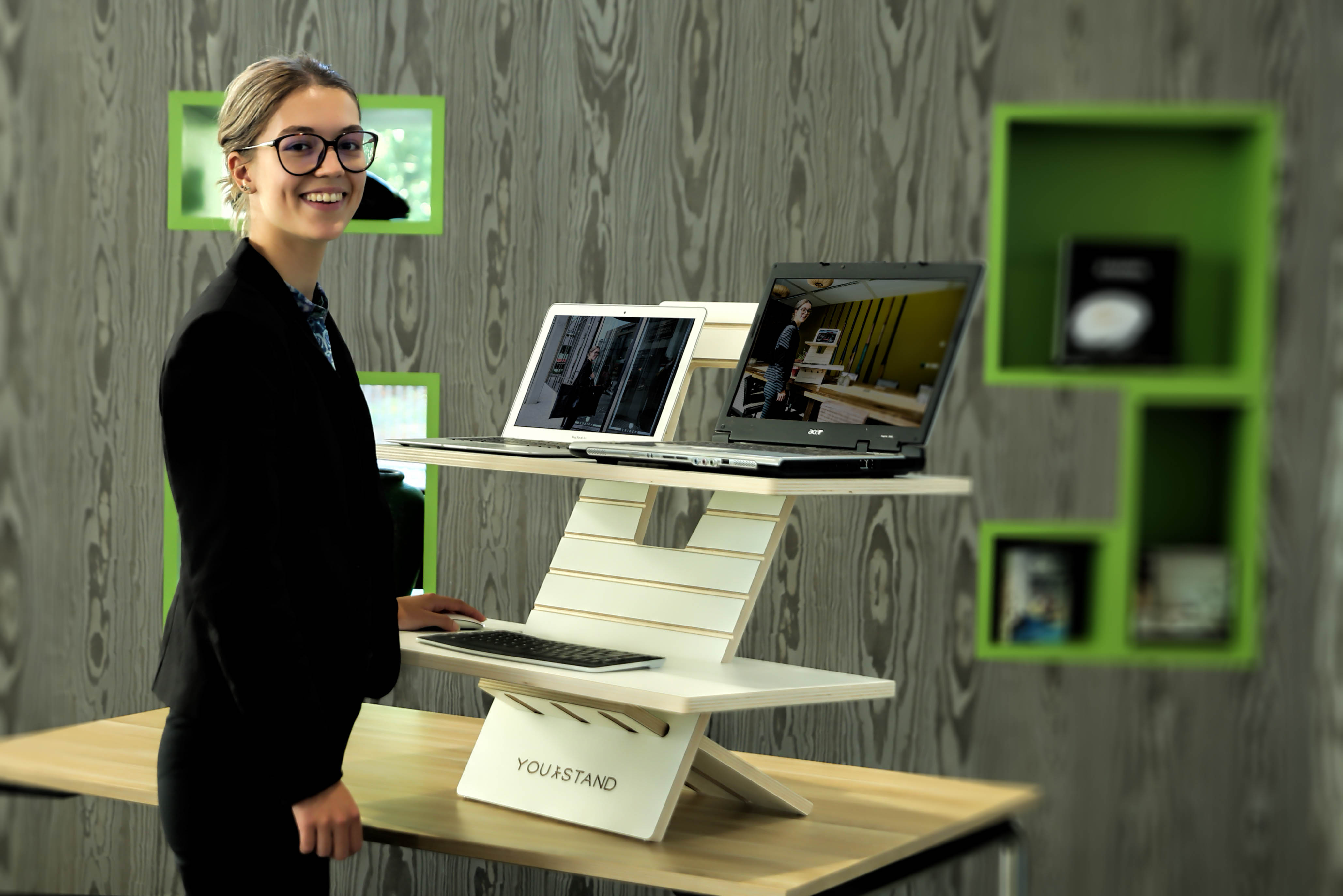YOU-STAND® XL WHITE - YOU-STAND laptopstandaard, ergonomische ...
